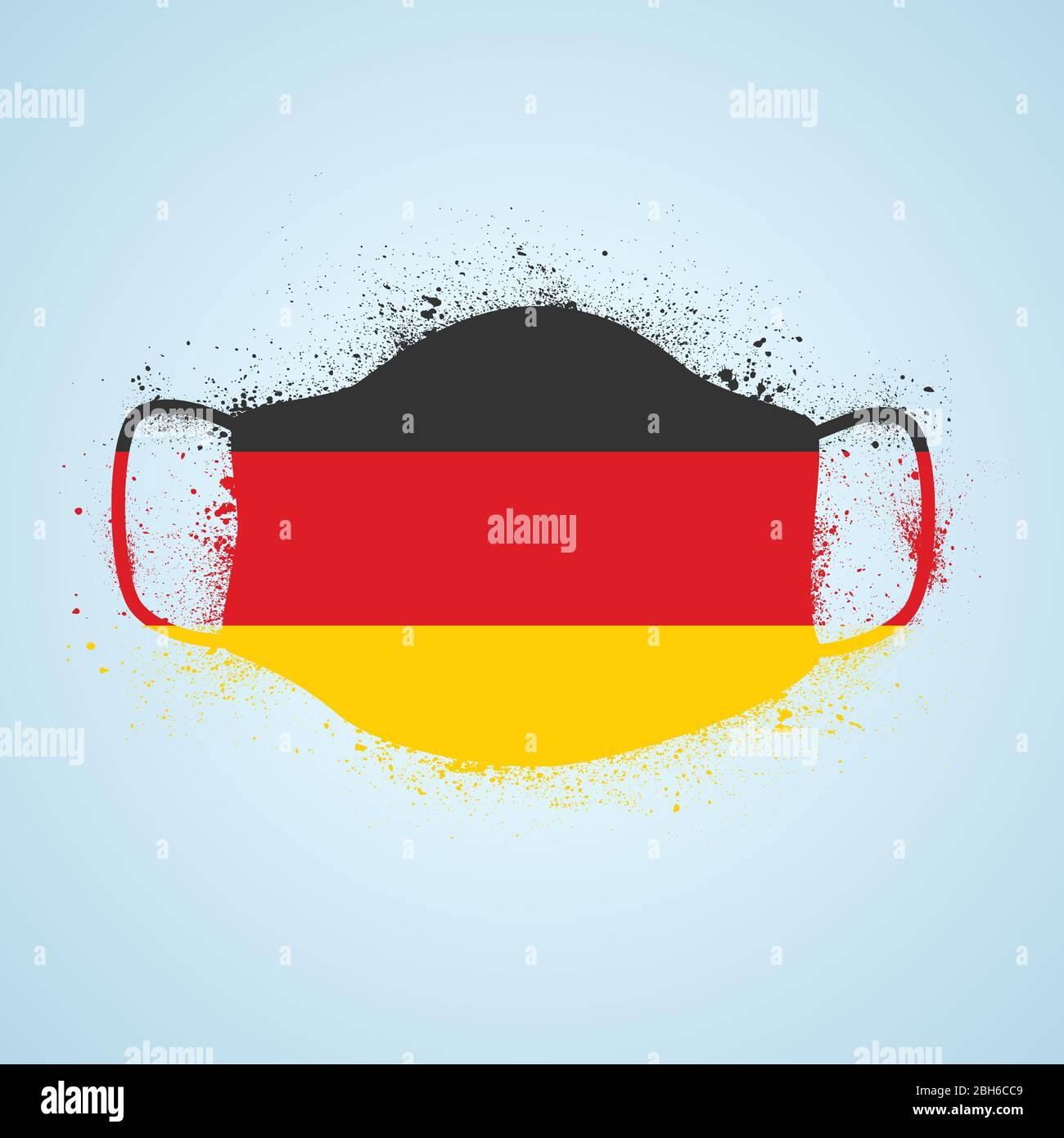 German vector illustration Stock Vector Images - Alamy