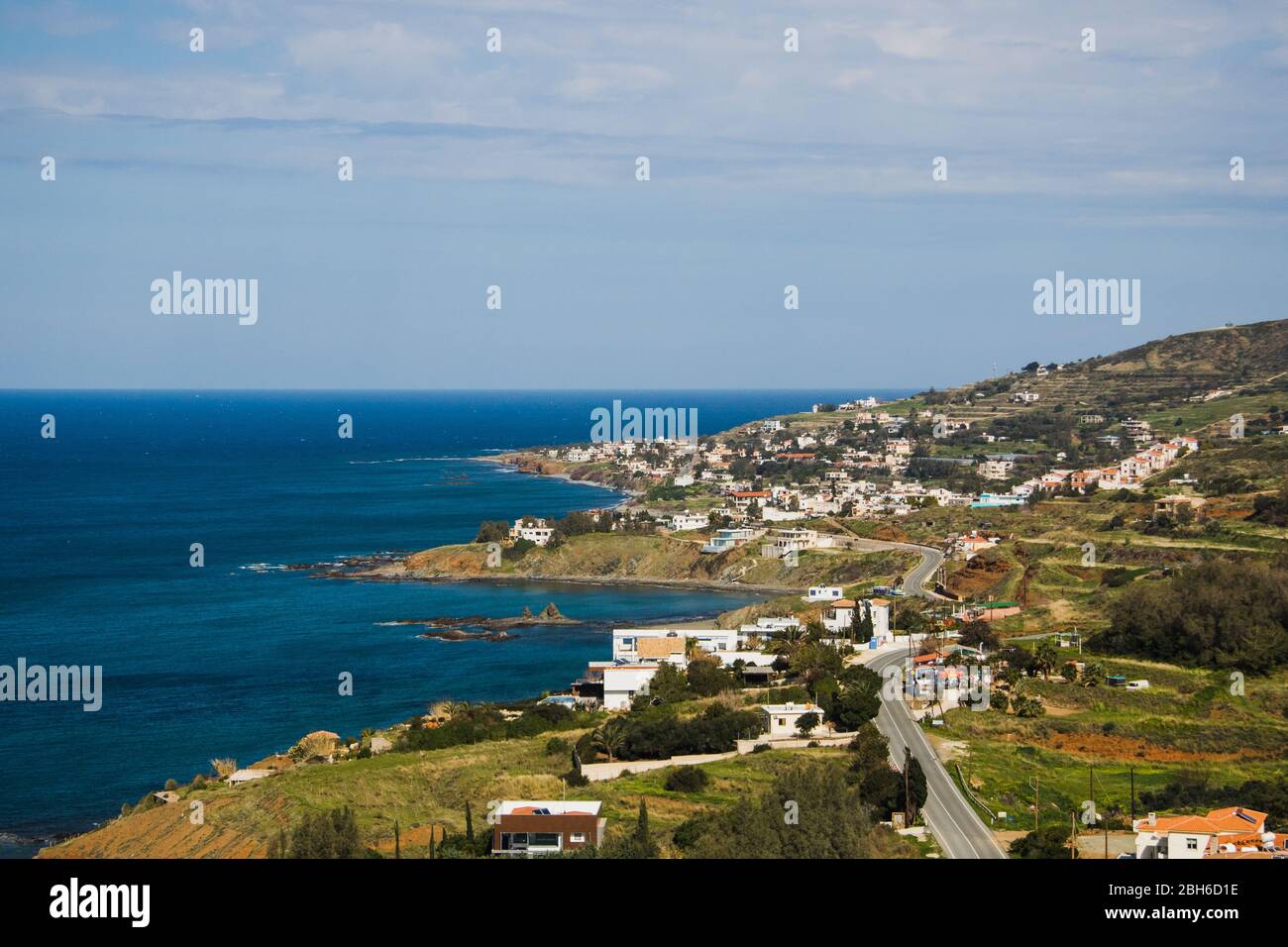 Spring in Pomos Village, Paphos, Cyprus Stock Photo - Alamy