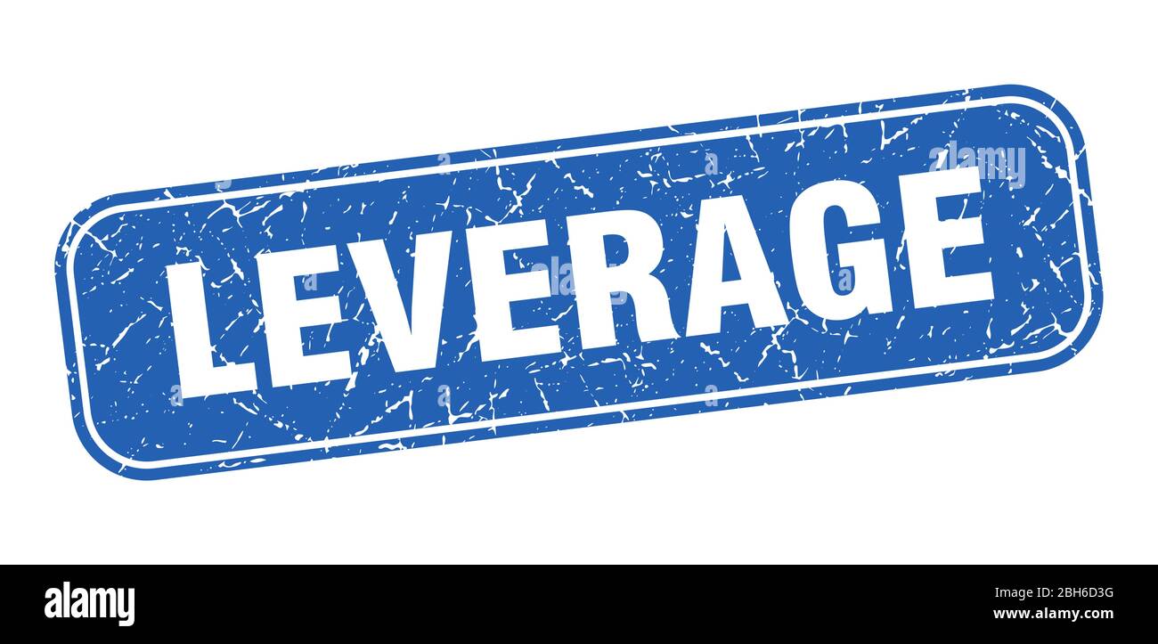 leverage stamp. leverage square grungy blue sign Stock Vector Image & Art - Alamy