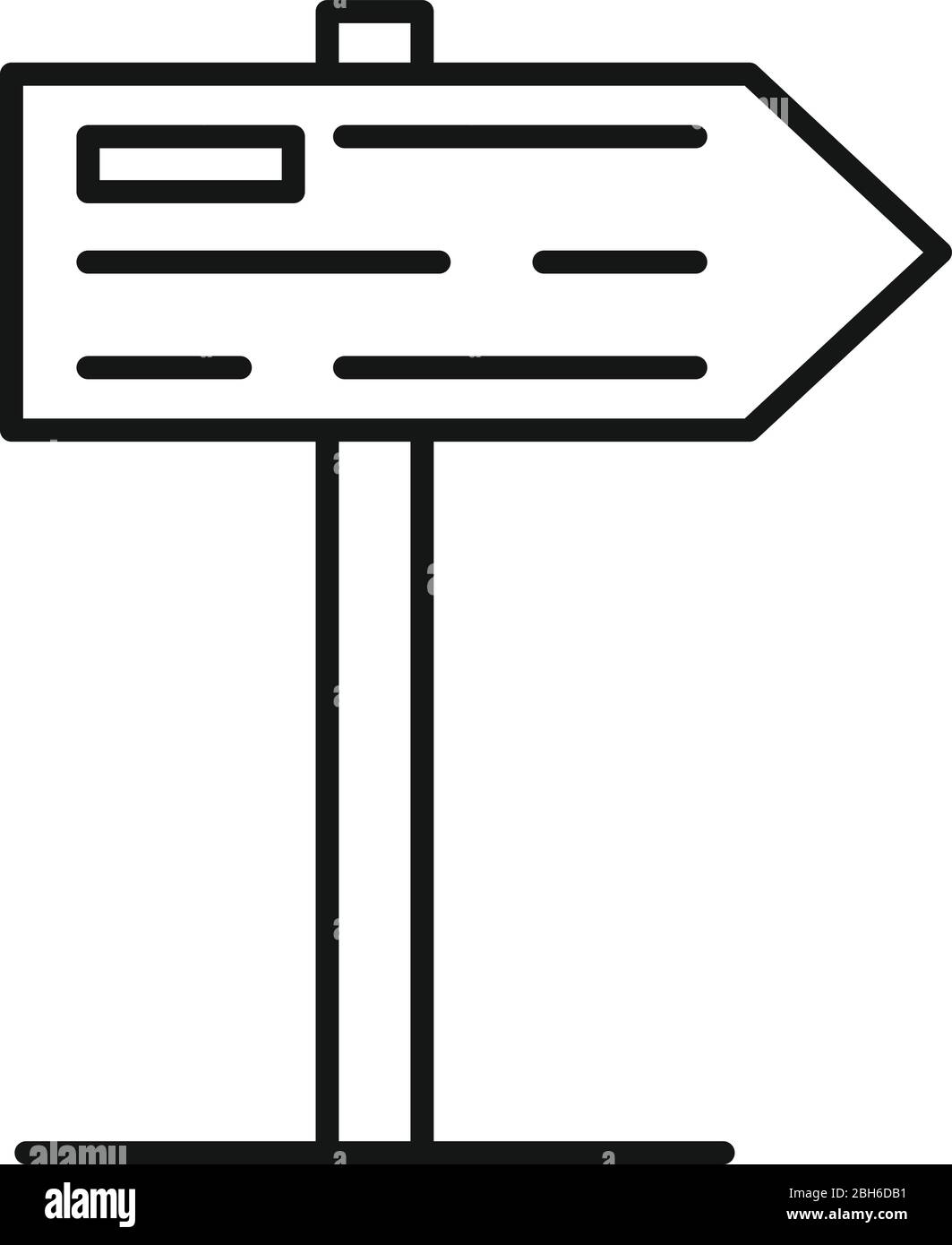 Exhibition center sign board icon. Outline exhibition center sign board ...