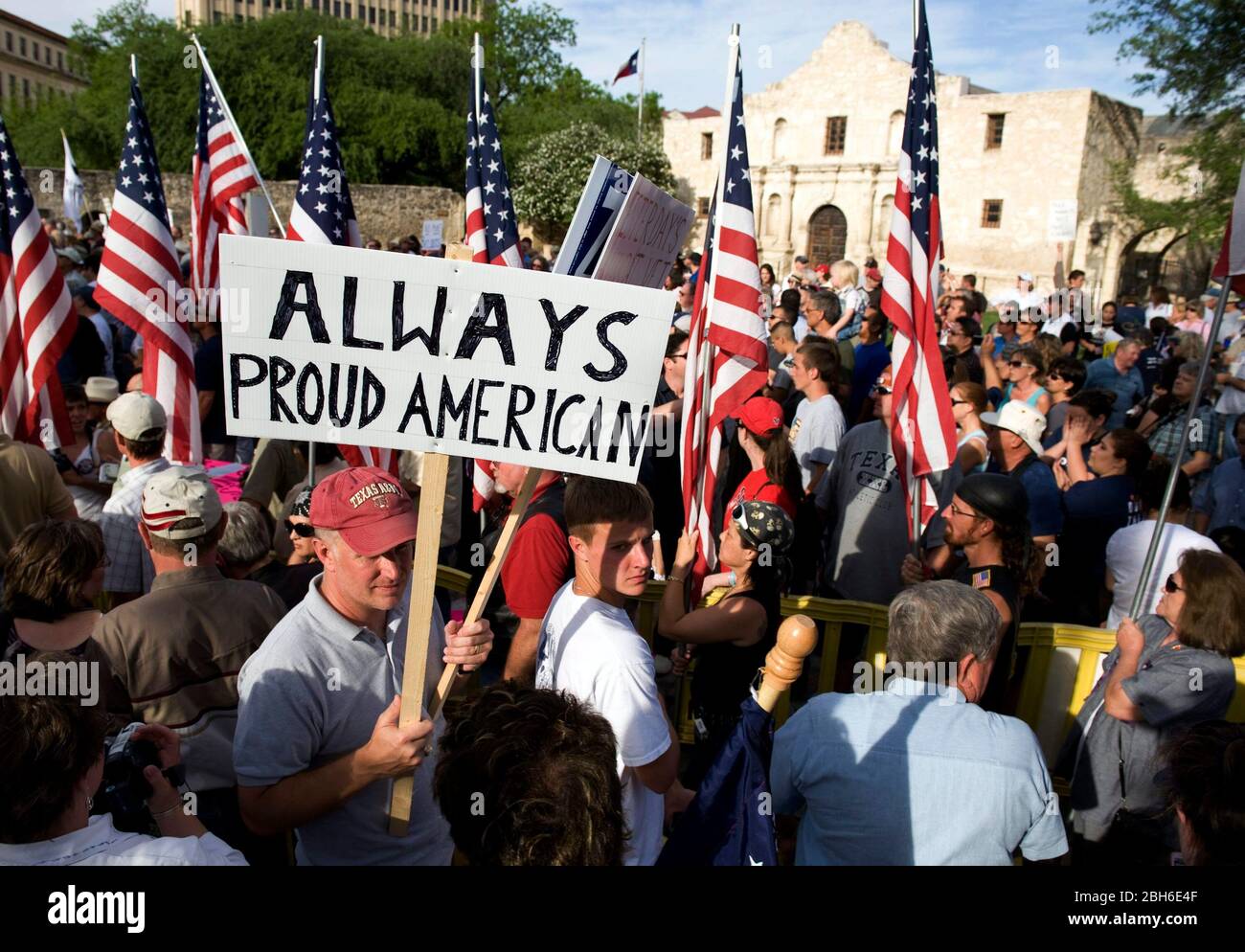 Texas anti tax protest hi-res stock photography and images - Alamy