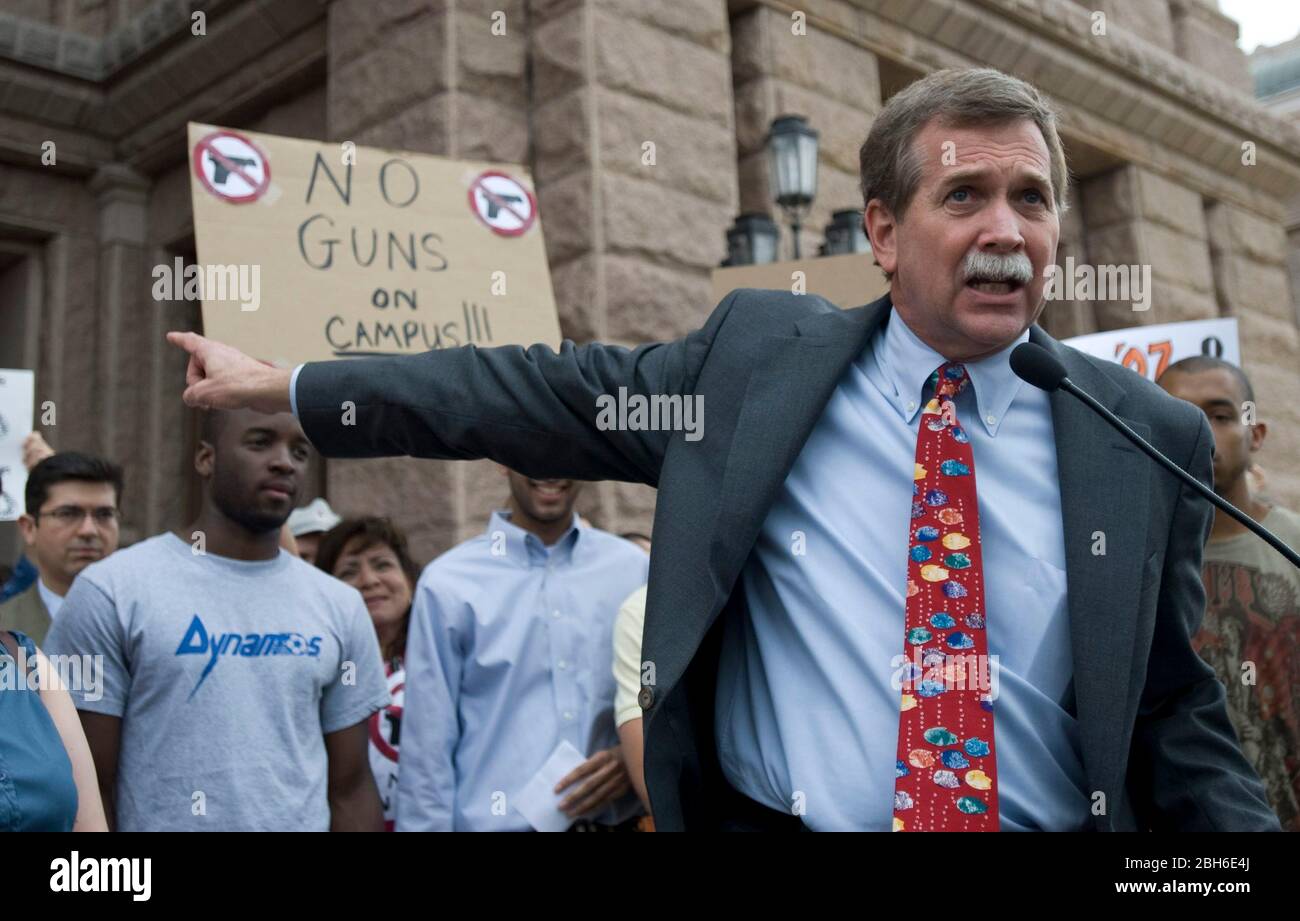 Austin Texas USA, April 16 2009: Texas state representative Lon Burnam ...