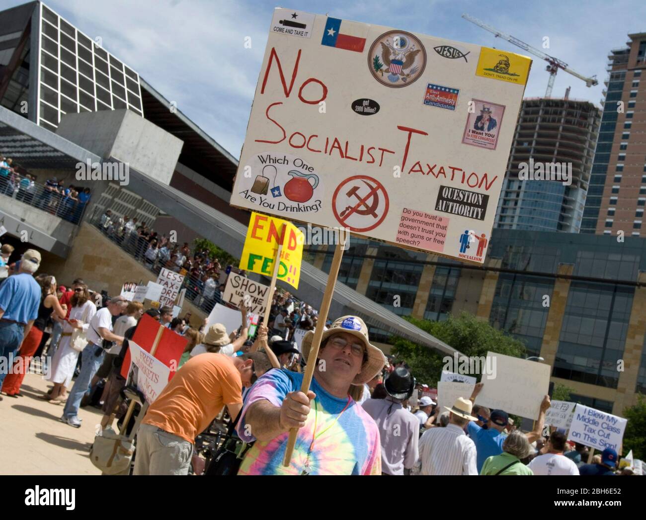 Tea party protest austin hi-res stock photography and images - Alamy