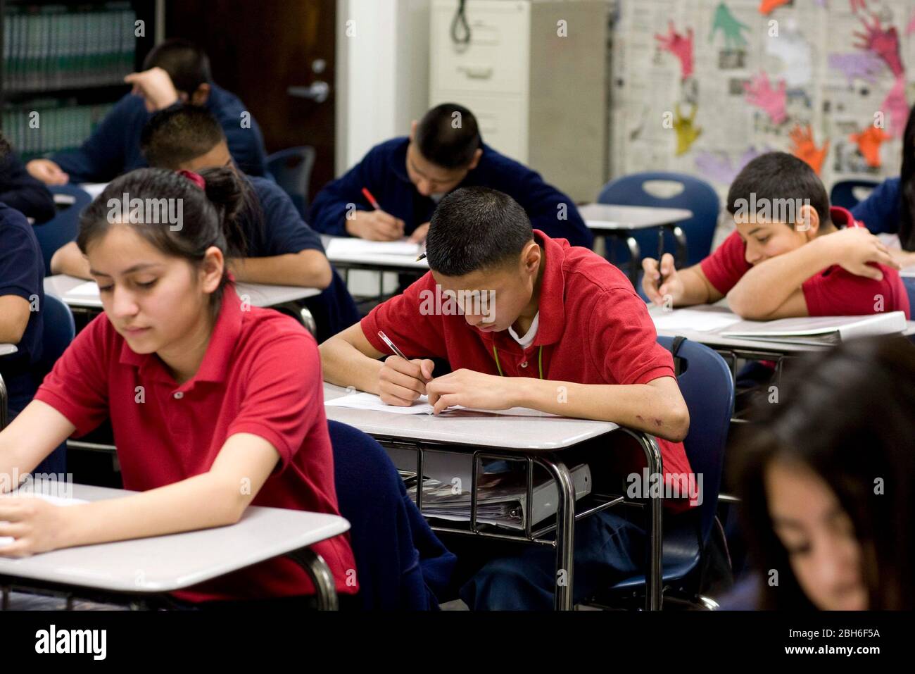 Test taking classroom texas hi-res stock photography and images - Alamy