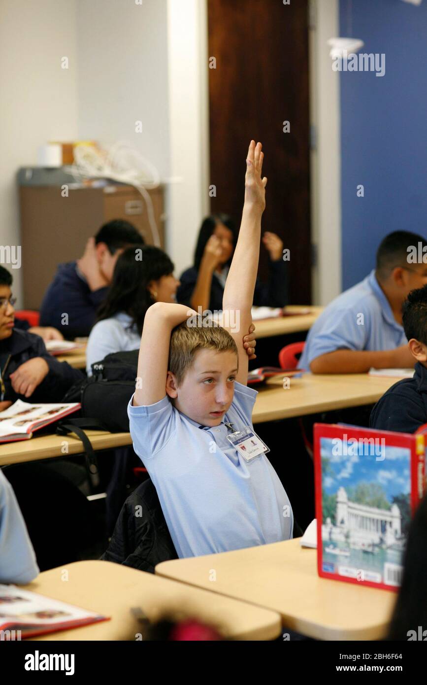 High school spanish language class hi-res stock photography and images ...