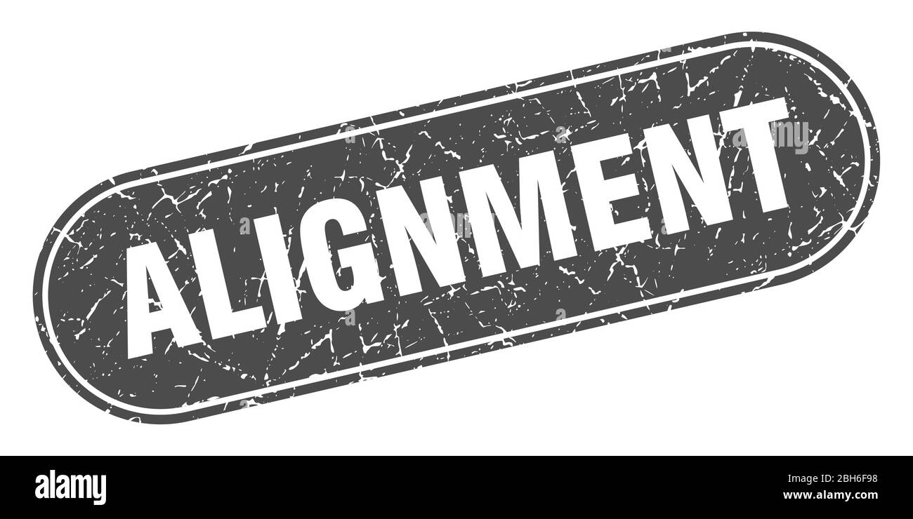 alignment sign. alignment grunge black stamp. Label Stock Vector Image ...