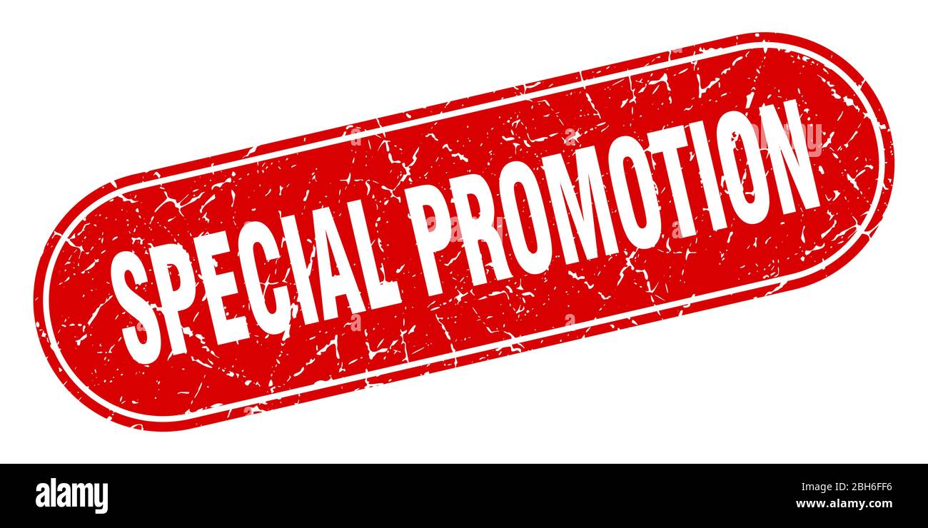 special promotion sign. special promotion grunge red stamp. Label Stock ...