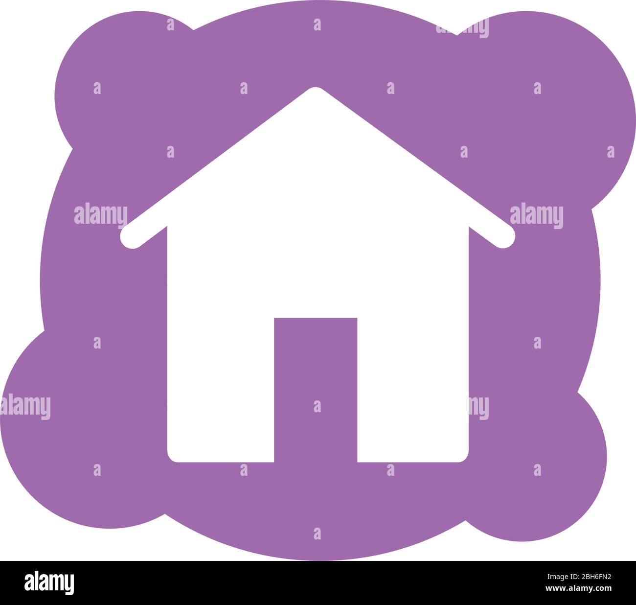 house building facade block style icon Stock Vector Image & Art - Alamy