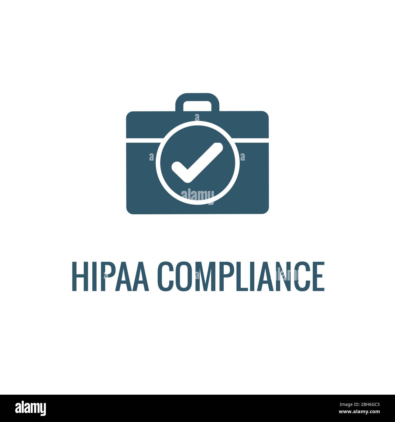 HIPAA Compliance icon set - hippa image involving medical privacy Stock ...