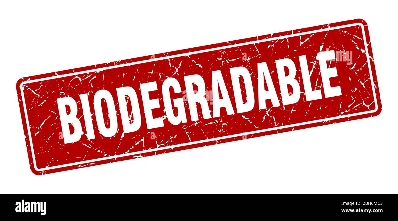 Biodegradable square stamp hi-res stock photography and images - Alamy