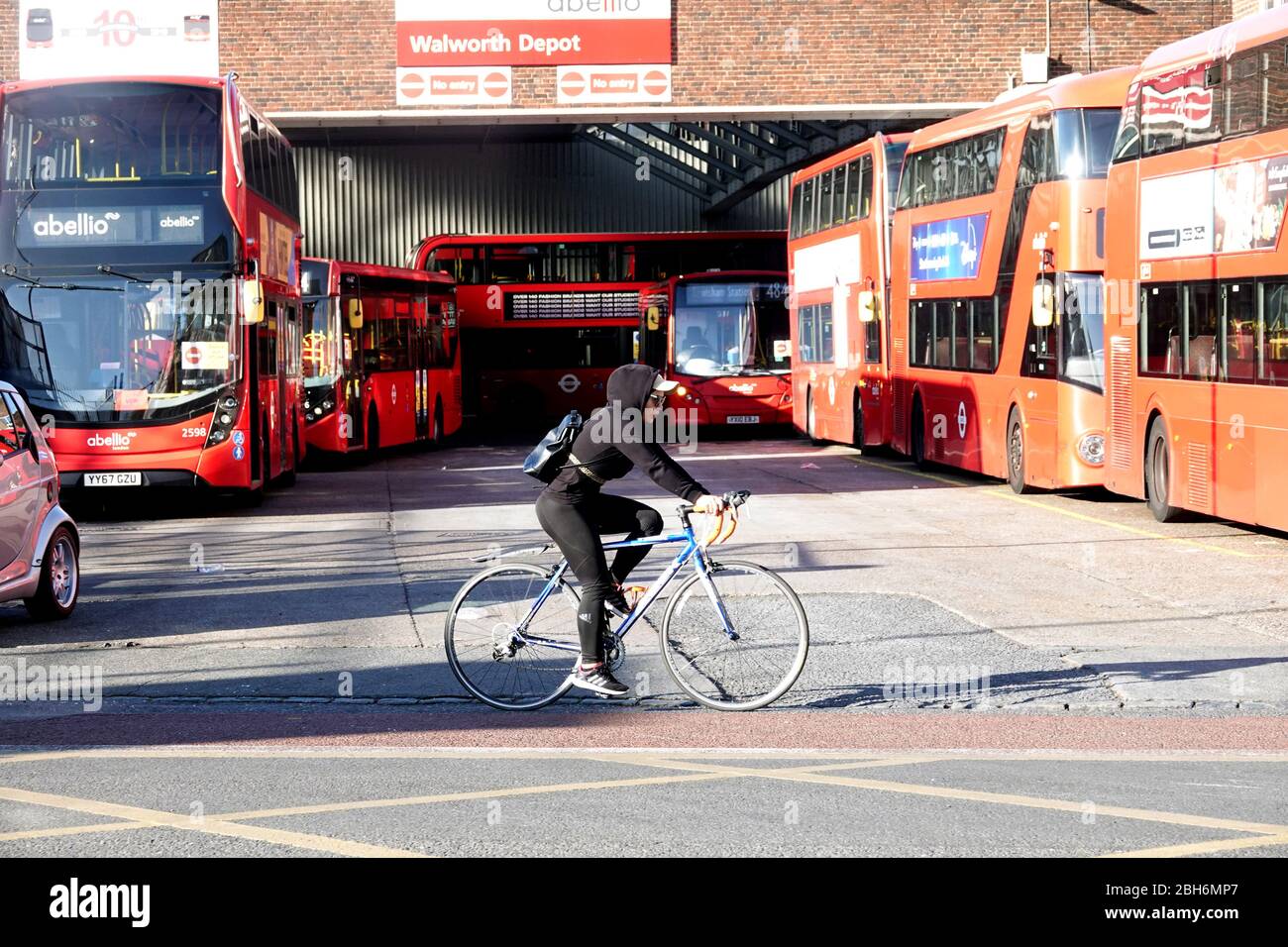 Bus garage hi-res stock photography and images - Alamy