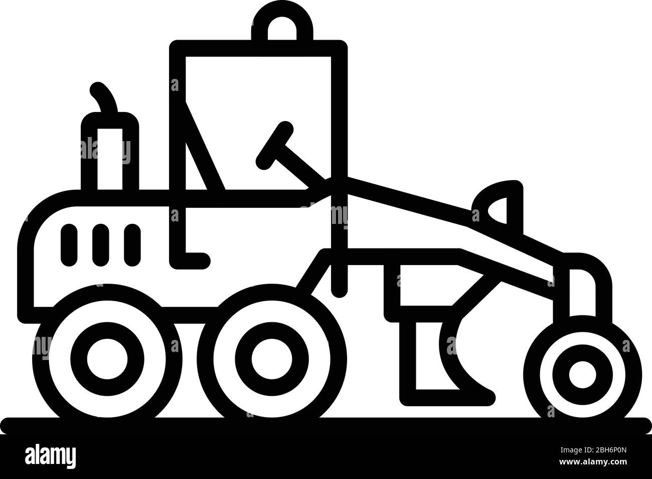 Business grader machine icon, outline style Stock Vector Image & Art ...