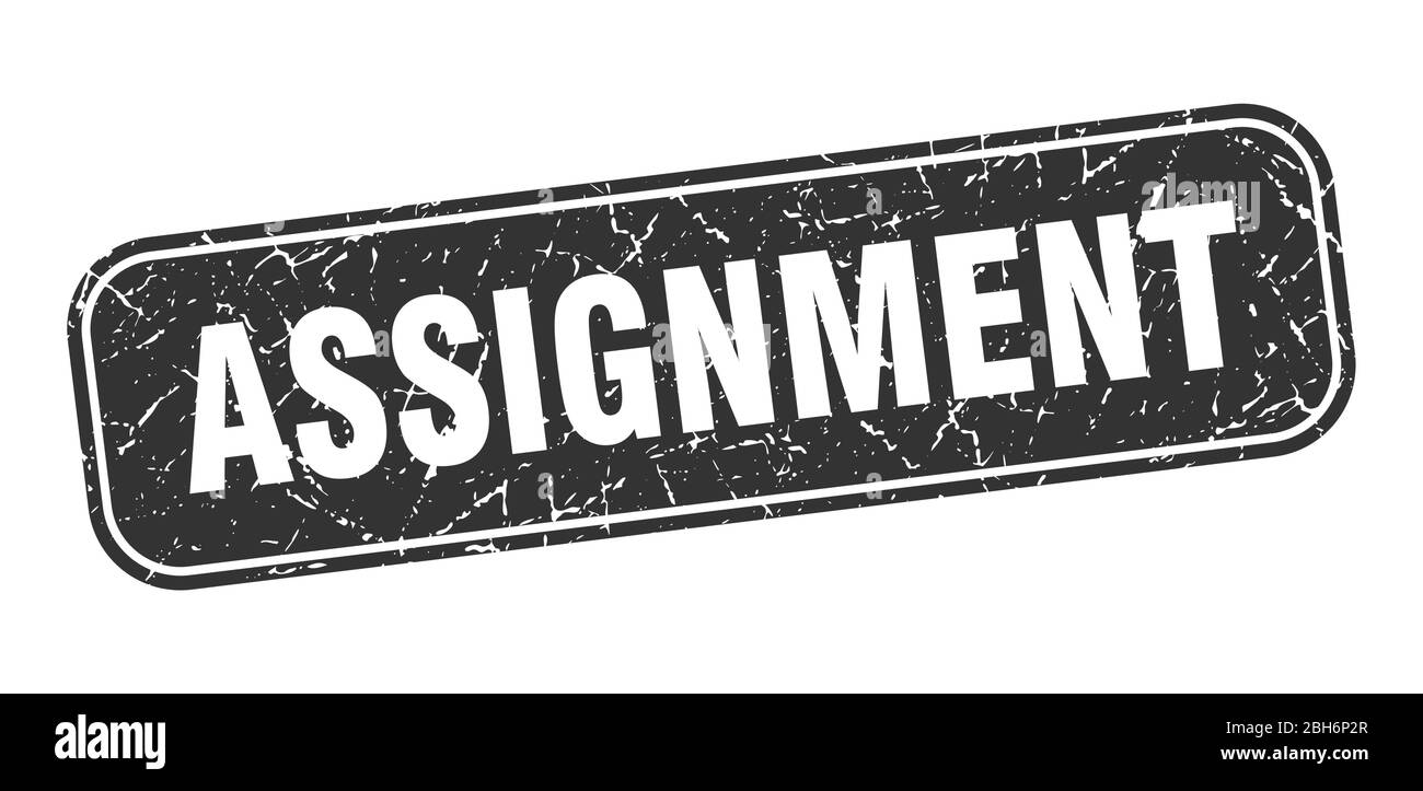 Assignment stamp Black and White Stock Photos & Images - Alamy