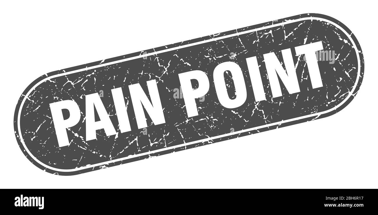 pain point sign. pain point grunge black stamp. Label Stock Vector ...
