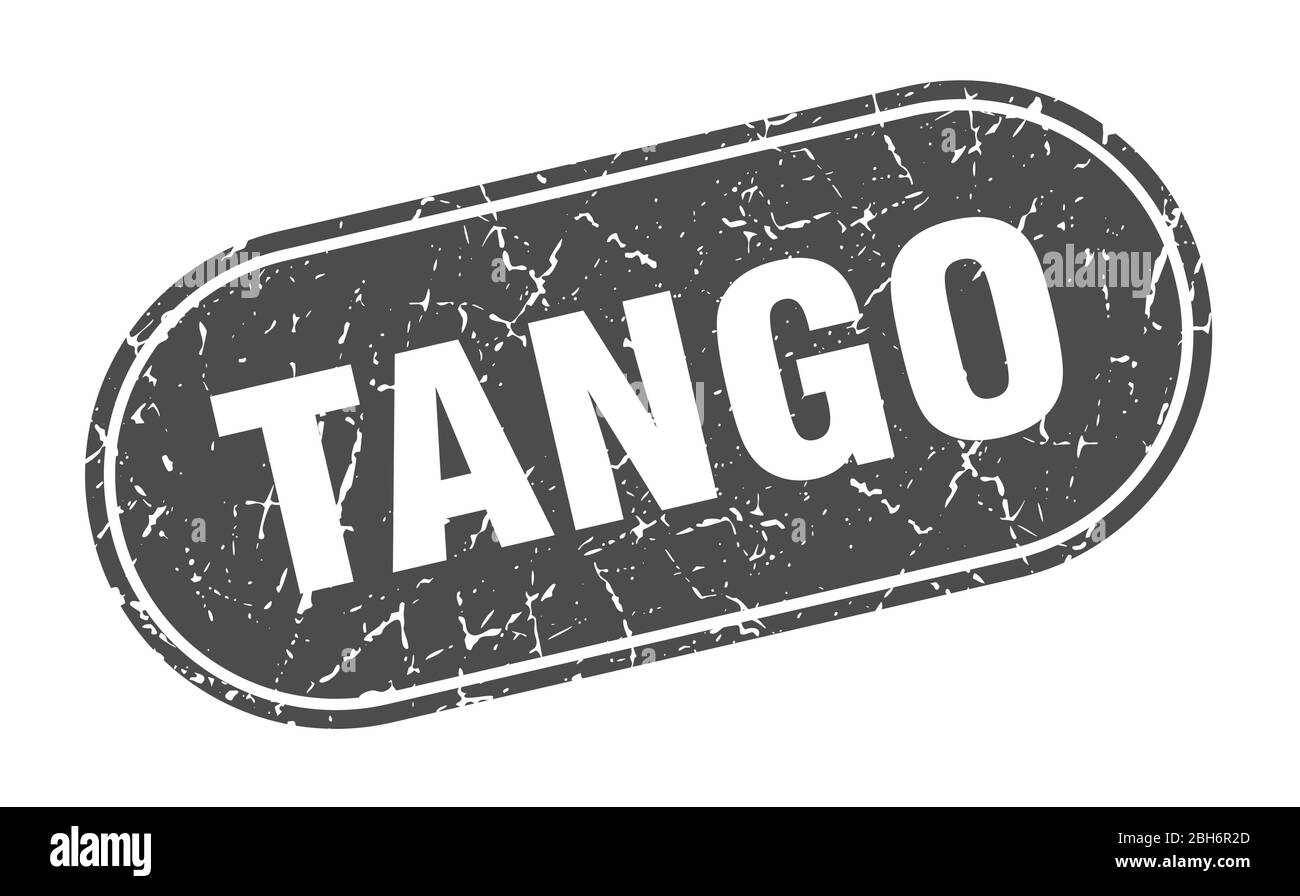 tango sign. tango grunge black stamp. Label Stock Vector Image & Art ...
