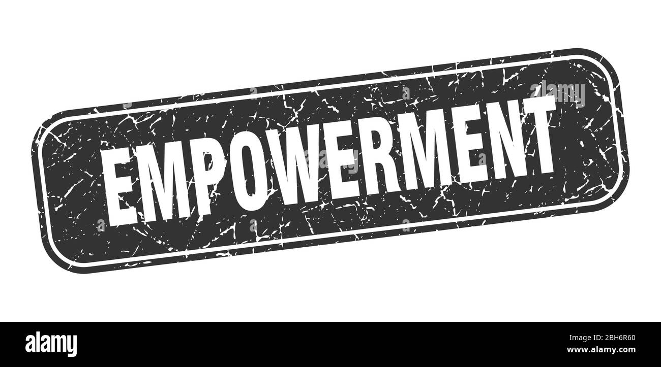 empowerment stamp. empowerment square grungy black sign Stock Vector ...