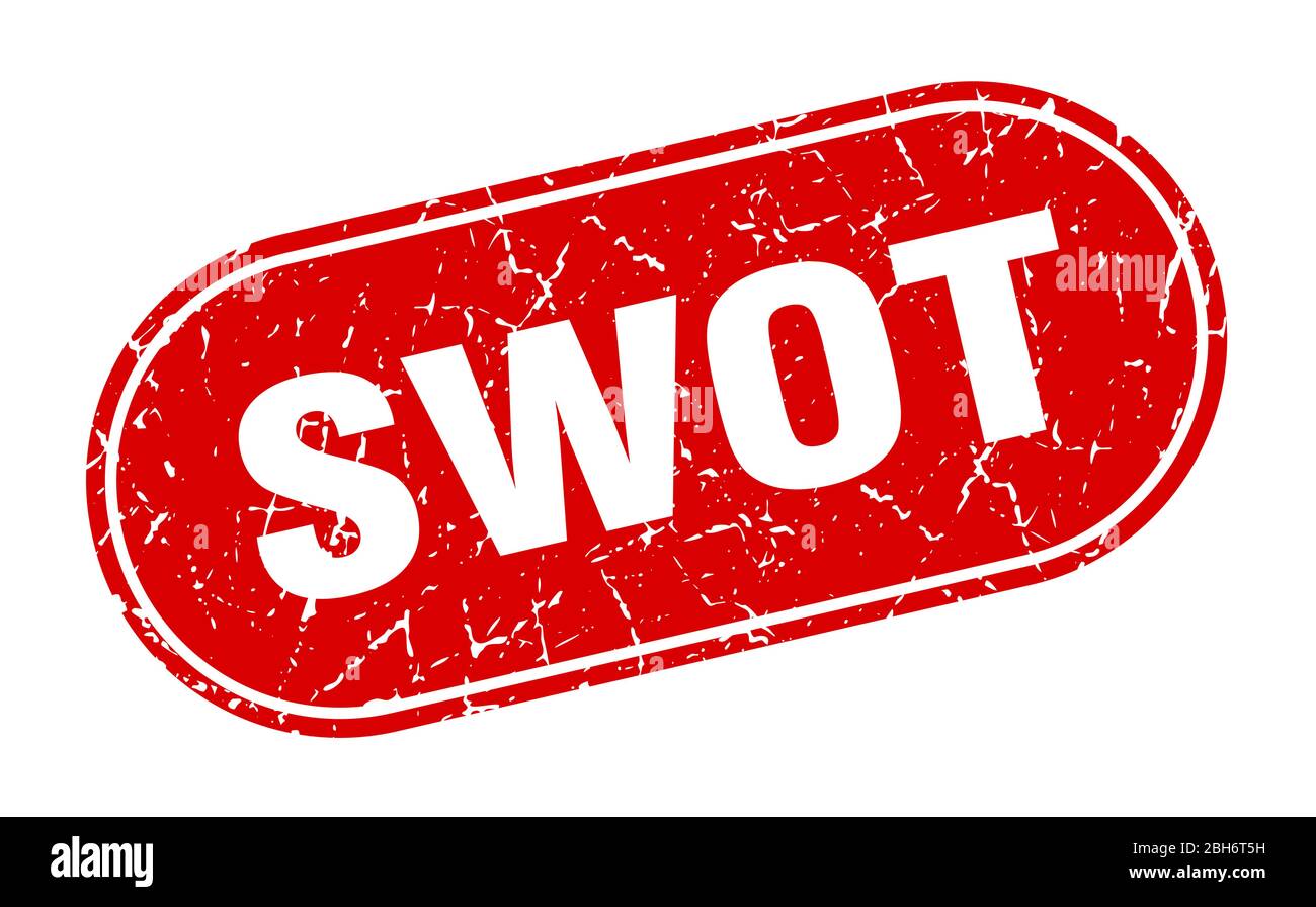 swot sign. swot grunge red stamp. Label Stock Vector Image & Art - Alamy