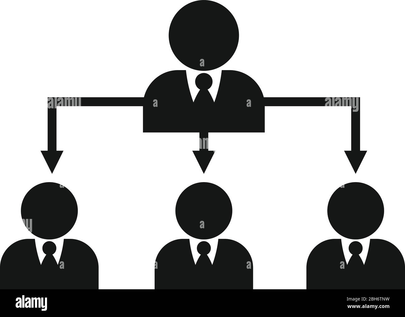 Referral program icon. Simple illustration of referral program vector ...