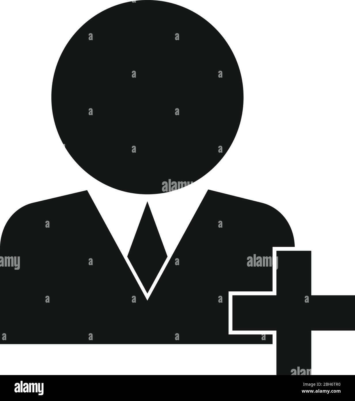 Business referral program icon. Simple illustration of business ...