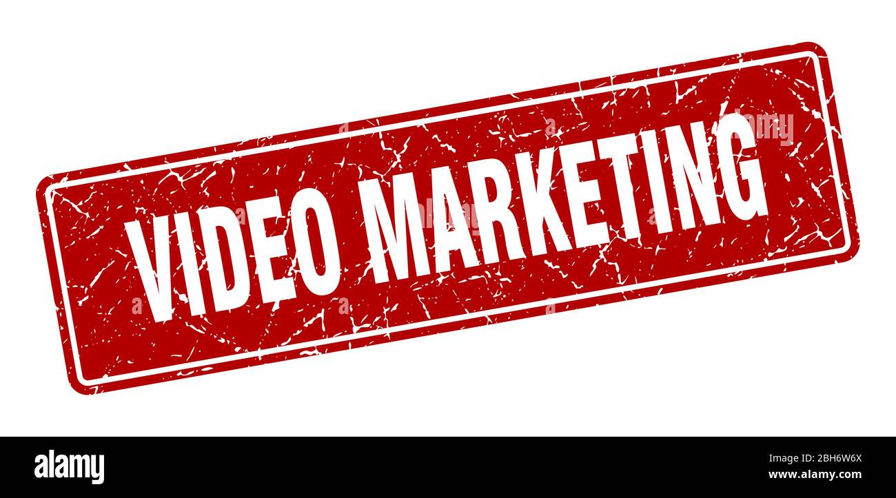 Video marketing square stamp Stock Vector Images - Alamy