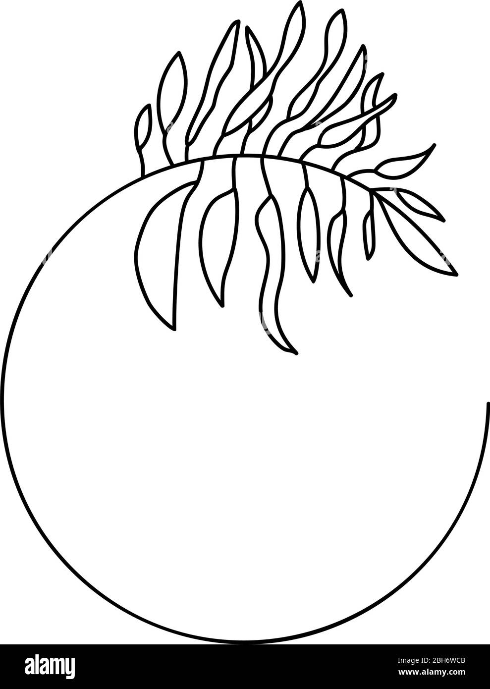 Vintage floral poster Black and White Stock Photos & Images - Alamy