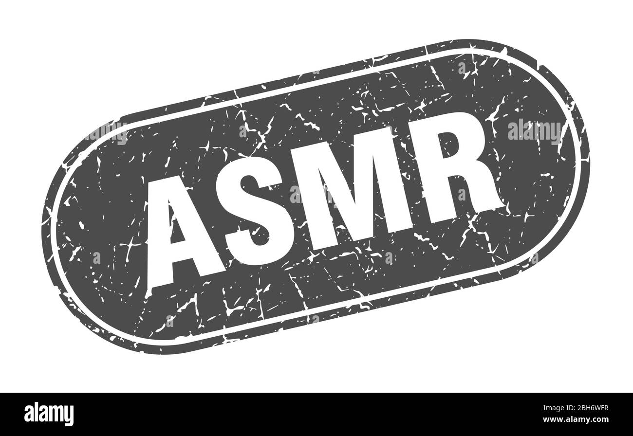 asmr sign. asmr grunge black stamp. Label Stock Vector Image & Art - Alamy