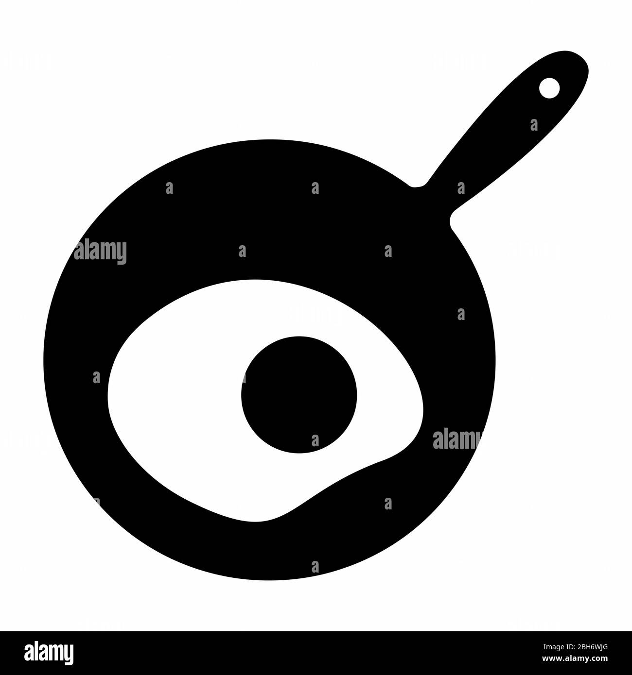 Fry eggs Black and White Stock Photos & Images - Alamy