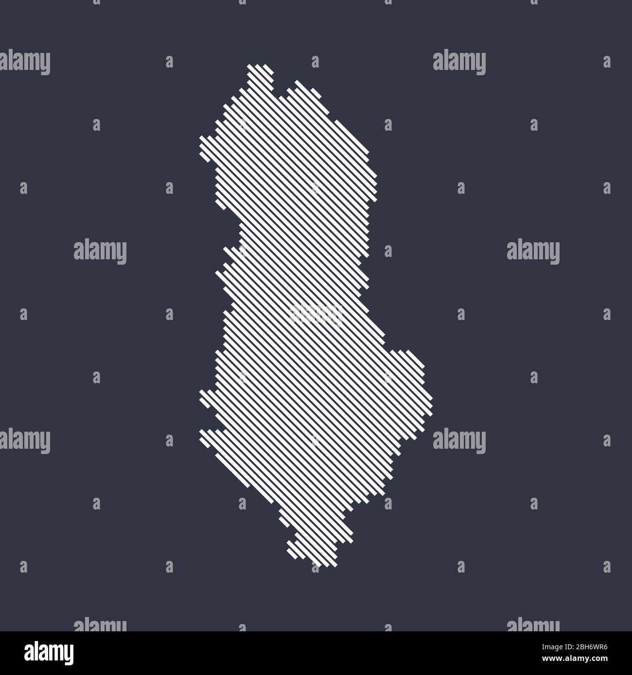 Albanian map hi-res stock photography and images - Alamy