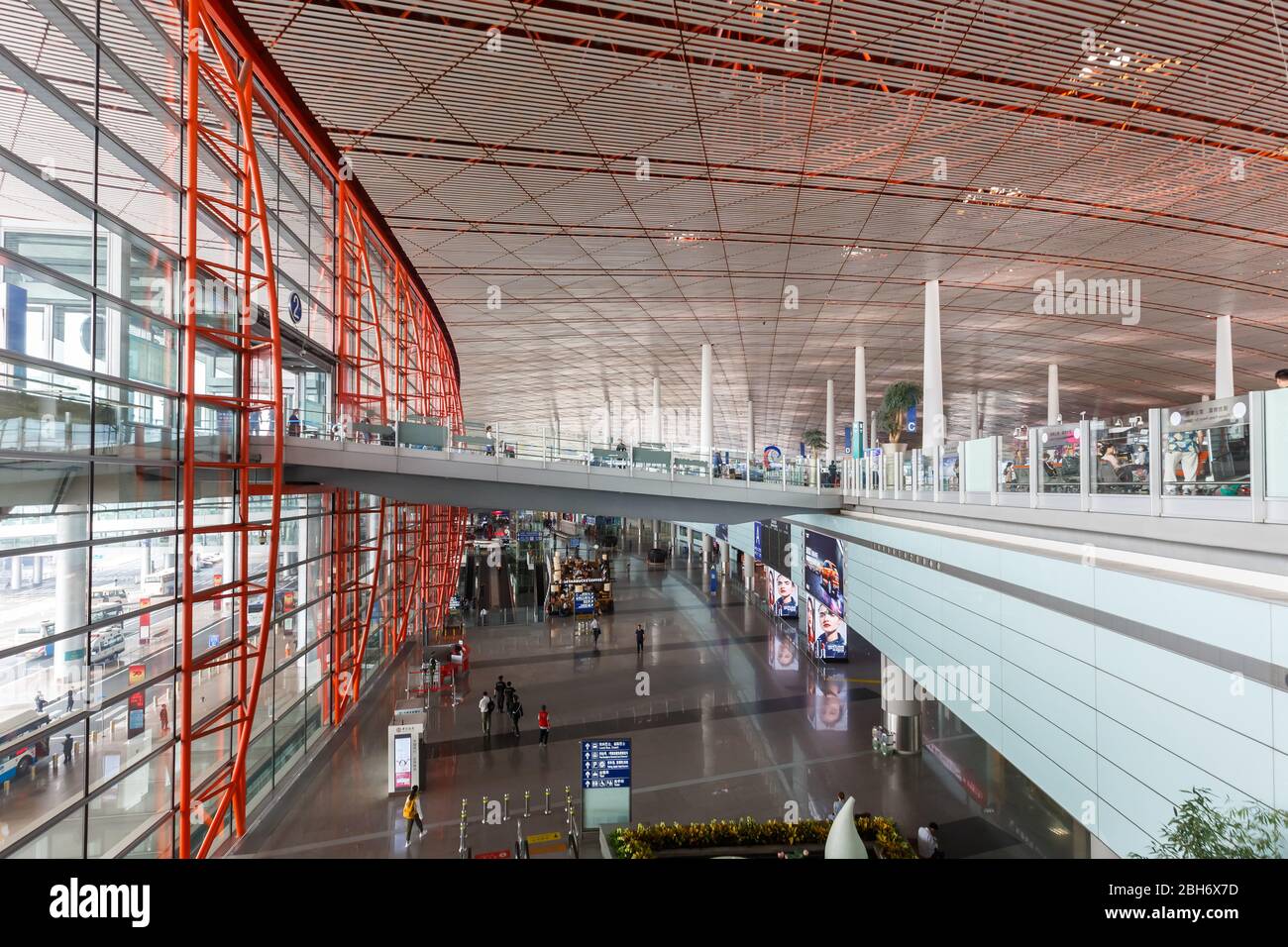Beijing, China – October 1, 2019: Terminal 3 of Beijing Capital ...