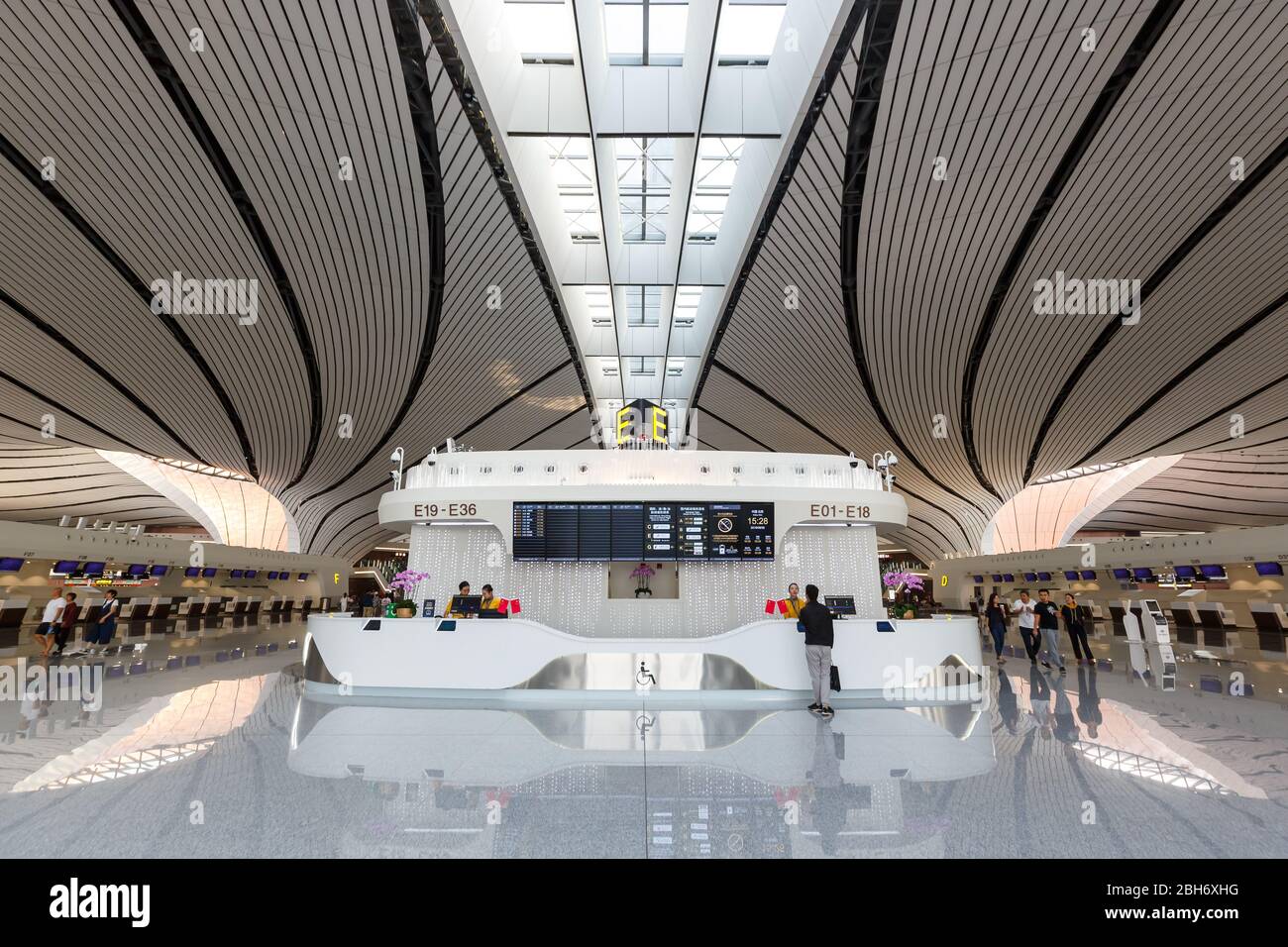 Beijing, China – September 30, 2019: Beijing Daxing New International ...