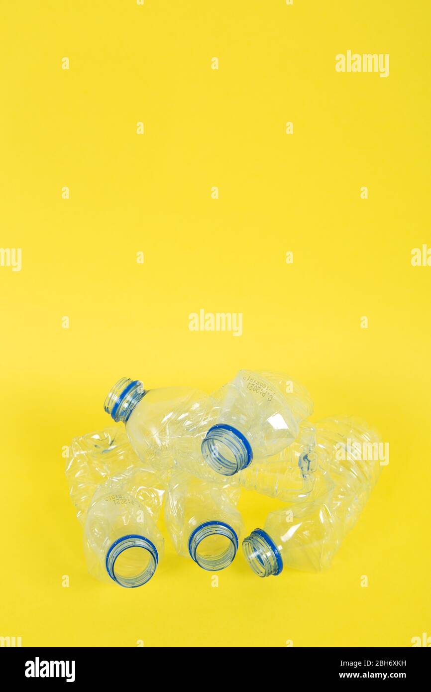 empty water bottles. Plastic waste Stock Photo - Alamy