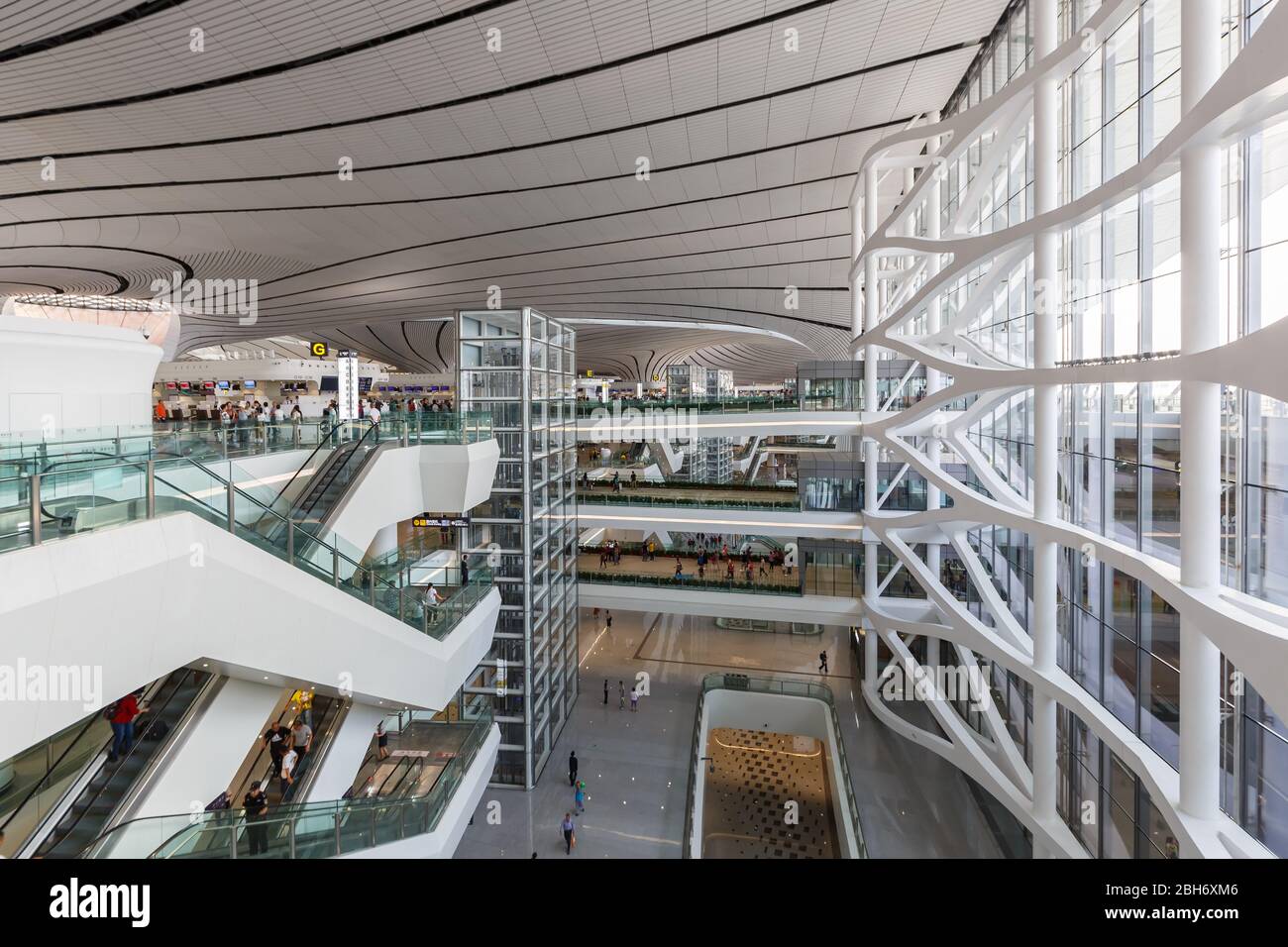 Beijing, China – September 30, 2019: Beijing Daxing New International ...