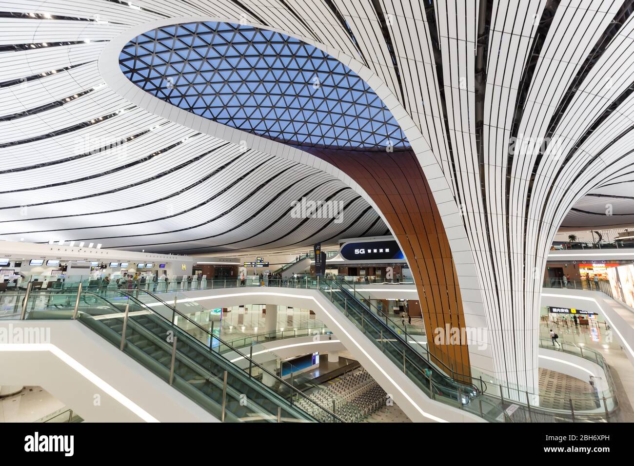 Beijing, China – September 30, 2019: Beijing Daxing New International ...