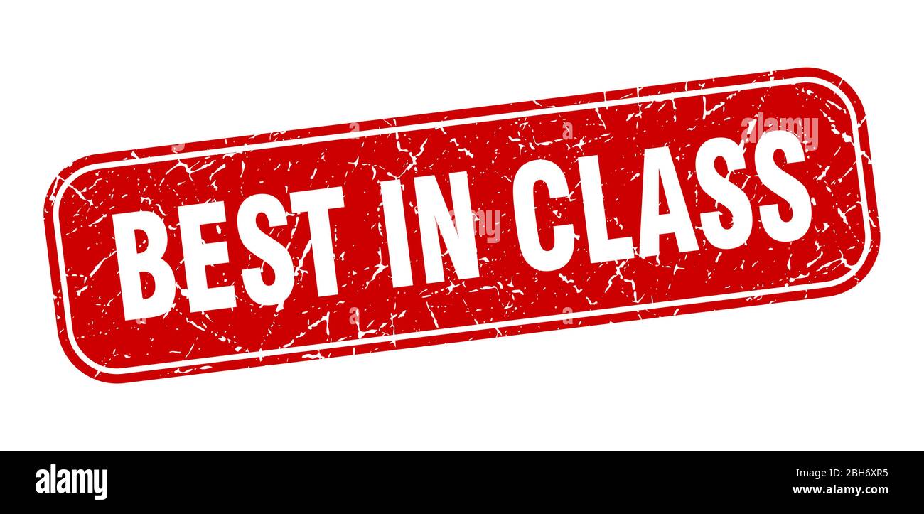 best in class stamp. best in class square grungy red sign Stock Vector ...