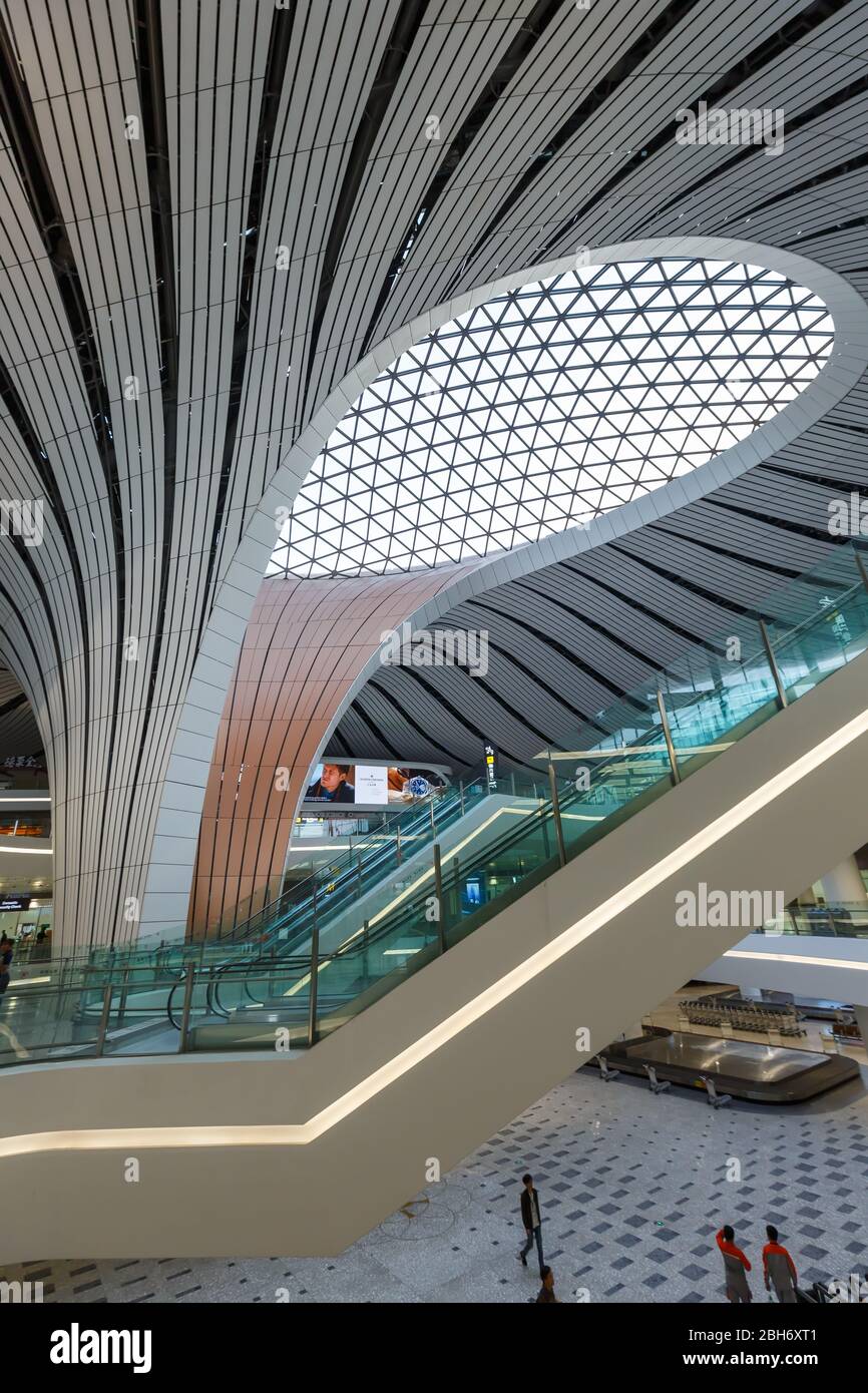 Beijing, China – September 30, 2019: Beijing Daxing New International ...