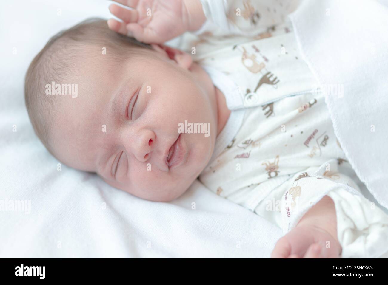 infancy, childhood, family, care, medicine, sleep, health concept ...