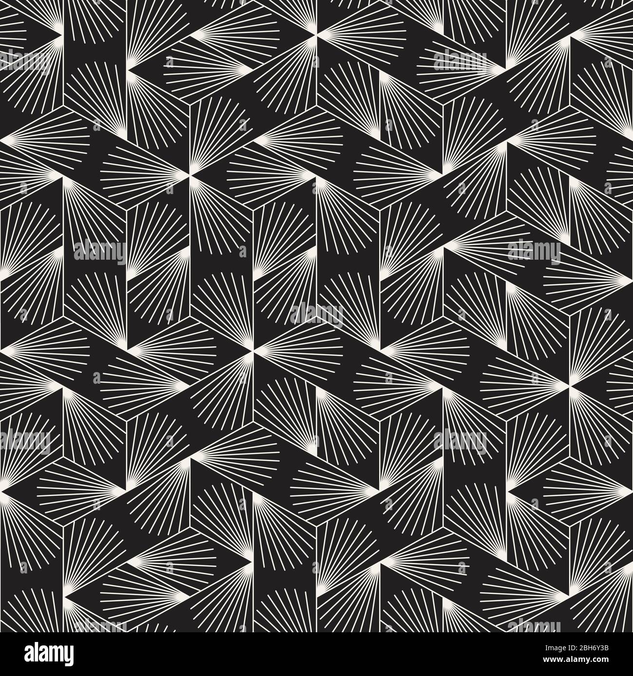 Vector seamless geometric pattern. Irregular linear grid. Composition ...