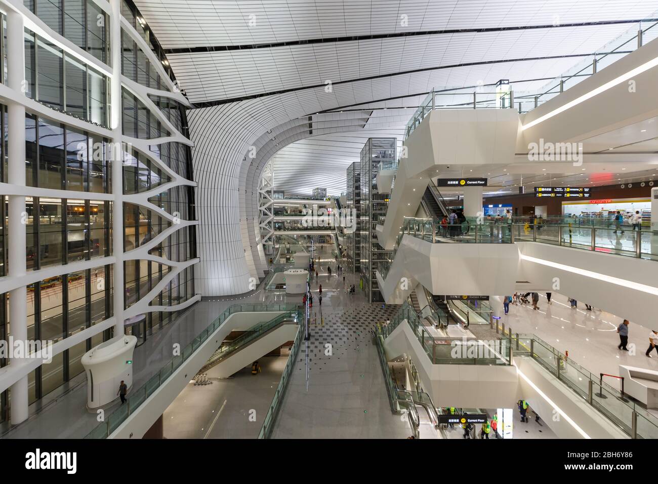 Beijing, China – September 30, 2019: Beijing Daxing New International ...