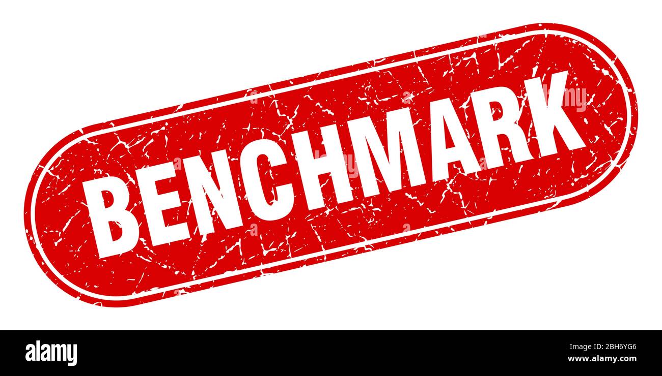 benchmark sign. benchmark grunge red stamp. Label Stock Vector Image ...