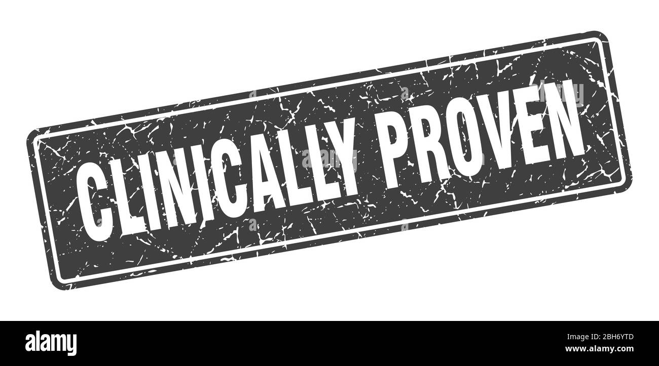 clinically proven stamp. clinically proven vintage black label. Sign ...