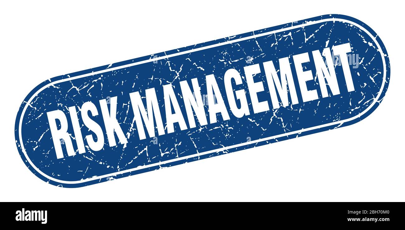 risk management sign. risk management grunge blue stamp. Label Stock ...