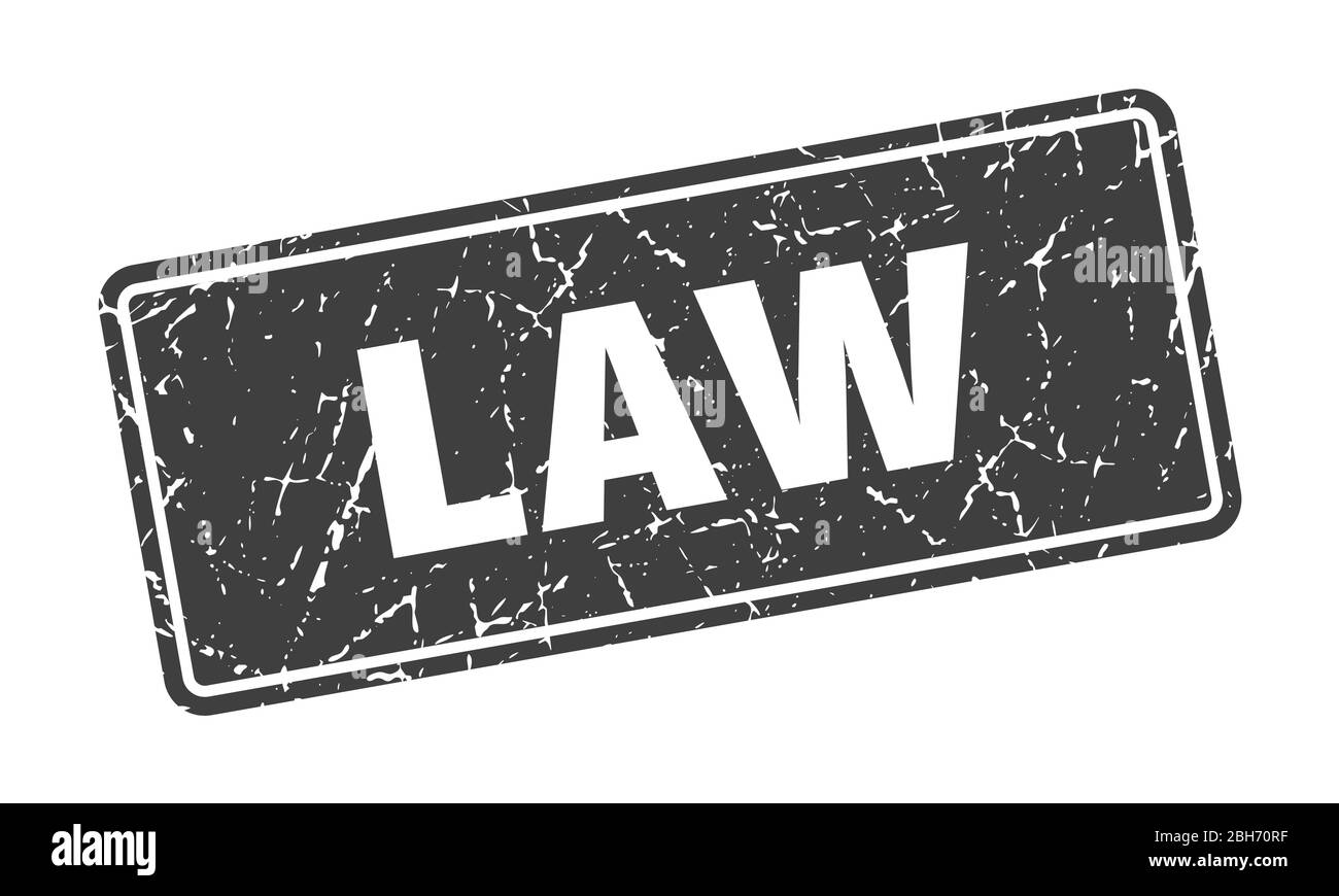 law stamp. law vintage black label. Sign Stock Vector Image & Art - Alamy