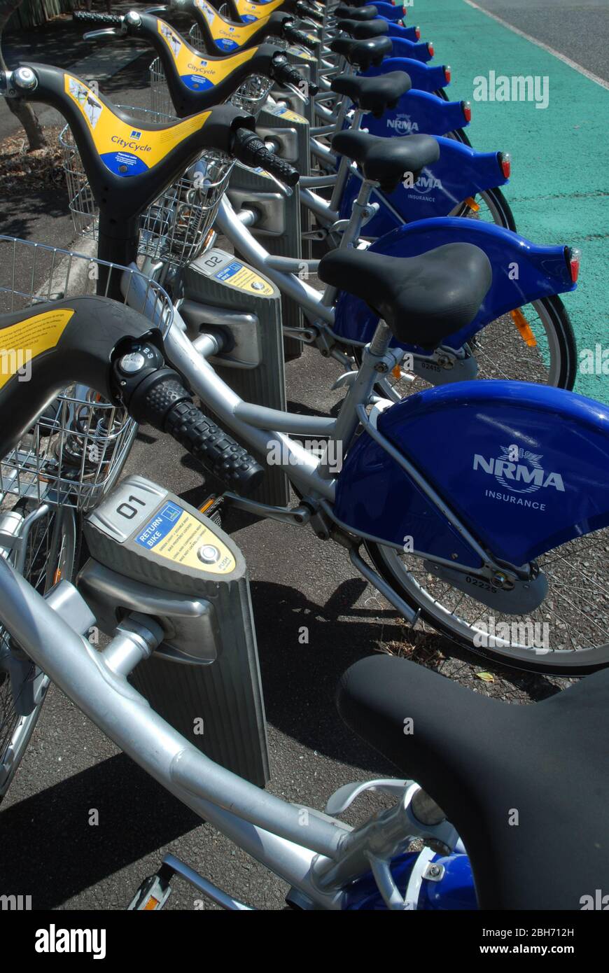 City Cycle Brisbane hire bike terminal, West End, Brisbane City ...