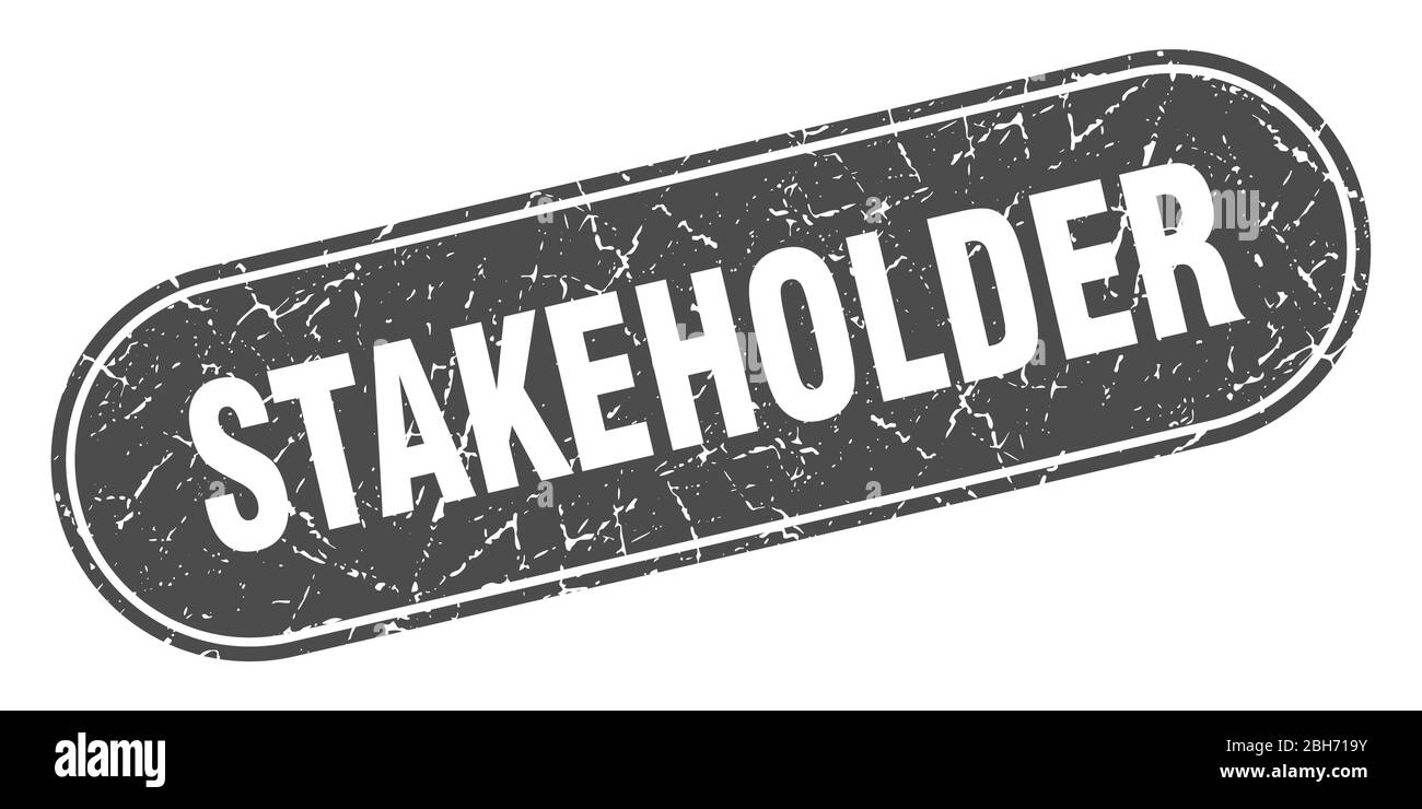 stakeholder sign. stakeholder grunge black stamp. Label Stock Vector ...