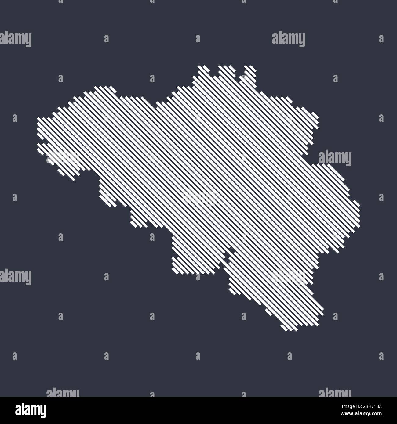 Stylized simple diagonal line map of Belgium Stock Vector Image & Art ...