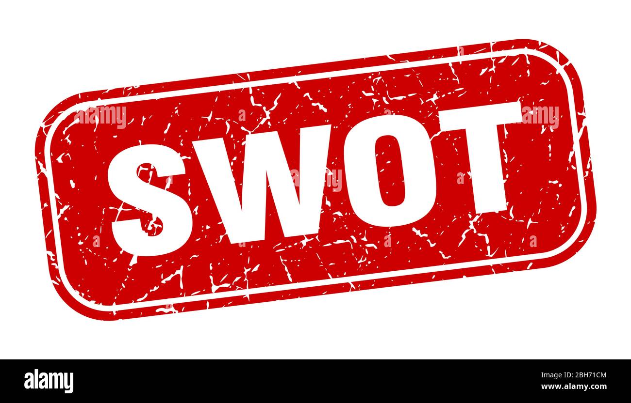 swot stamp. swot square grungy red sign Stock Vector Image & Art - Alamy