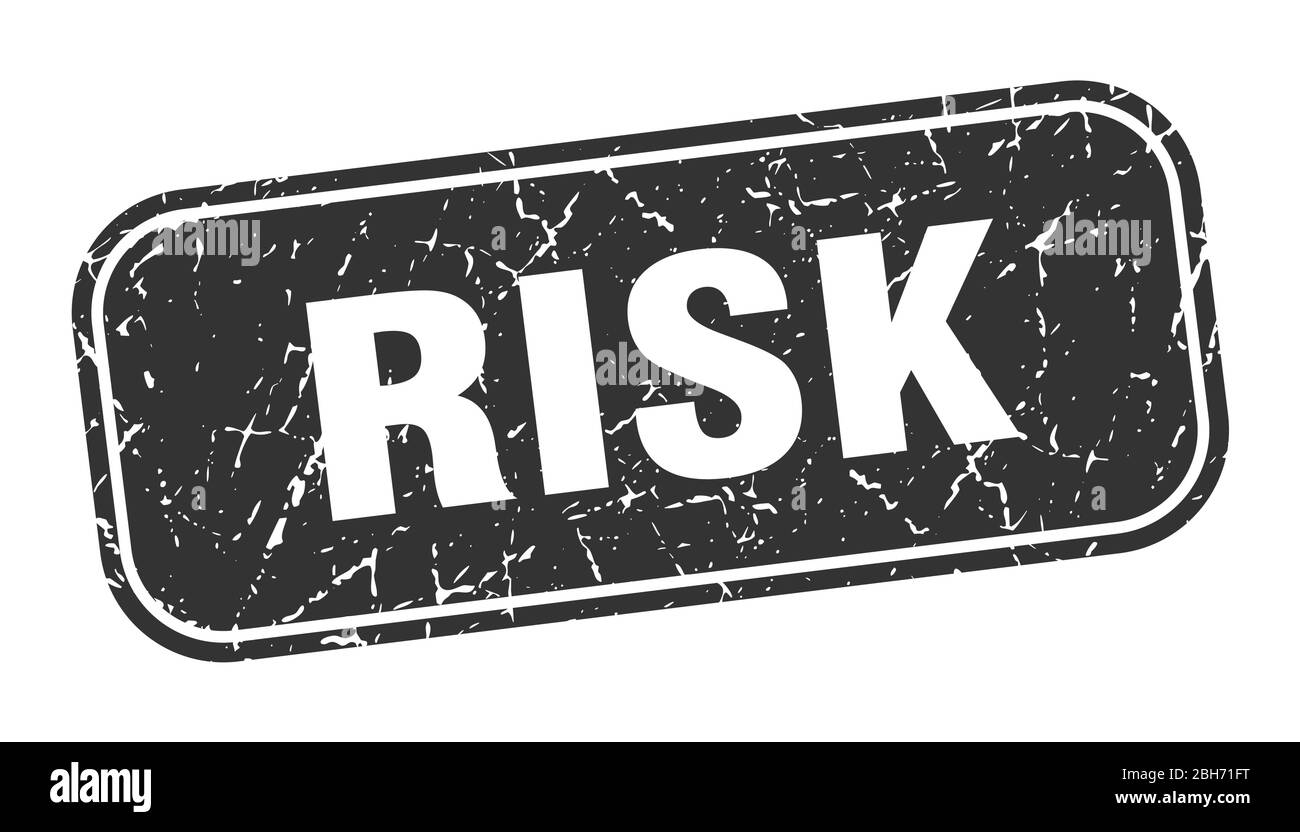 risk stamp. risk square grungy black sign Stock Vector Image & Art - Alamy