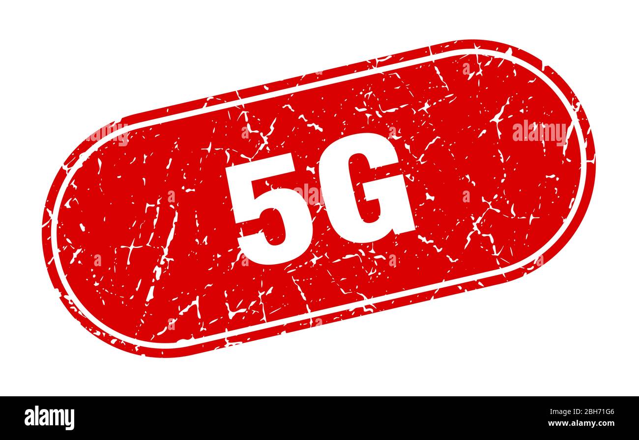 5g sign. 5g grunge red stamp. Label Stock Vector Image & Art - Alamy