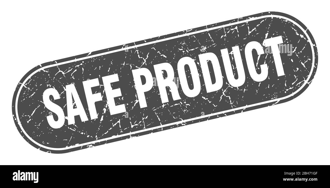 safe product sign. safe product grunge black stamp. Label Stock Vector ...