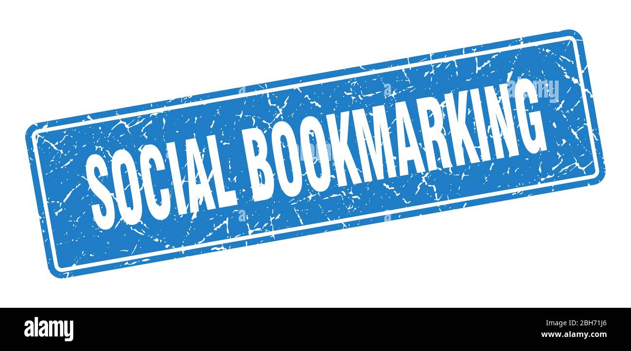 Social Bookmarking Stamp Social Bookmarking Vintage Blue Label Sign social-bookmarking-stamp-social-bookmarking-vintage-blue-label-sign